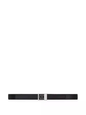 Saint Laurent La 66 Belt In Smooth Leather