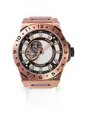 HYDROGEN Vento 44mm Open-heart Dial Watch