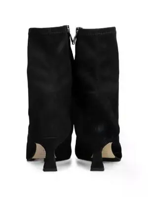 THE SELLER Pointed-toe Kitten-heel Ankle Boots