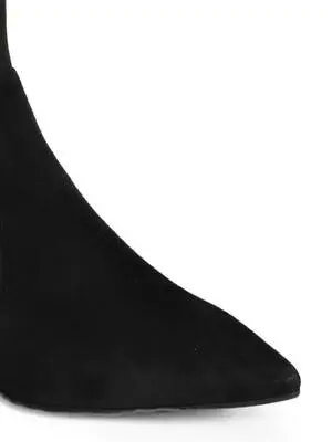 THE SELLER Pointed-toe Kitten-heel Ankle Boots