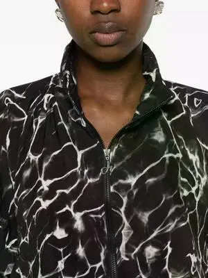 DEHA Abstract-print Zip-up Jacket