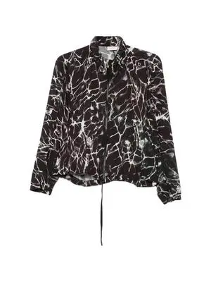 DEHA DEHA Abstract Print Zip-Up Jacket