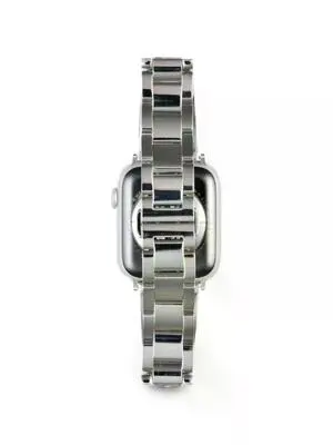 TOGA TOO Engraved-motif Link Watch Strap