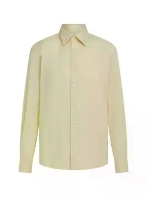 FERRAGAMO Shirt With Micro Print - Neutrals