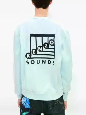 Kenzo Embroidered Logo Cotton Sweatshirt