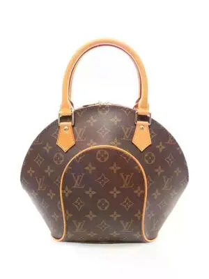 LOUIS VUITTON 2001 Pm Ellipse Monogram Handbag - Brown