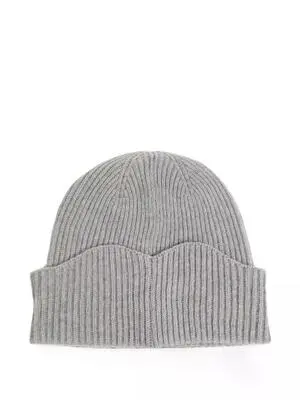 Moschino Logo-intarsia Ribbed Beanie Hat