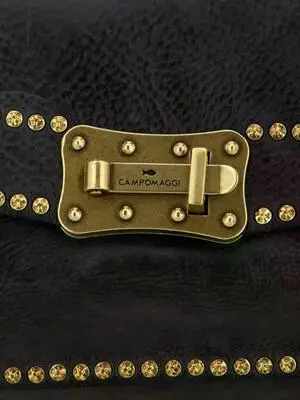 CAMPOMAGGI Agnese Studded Leather Shoulder Bag