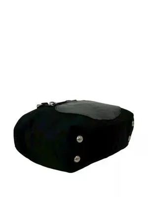 Prada 2010-2026 Tessuto Canapa Logo Satchel