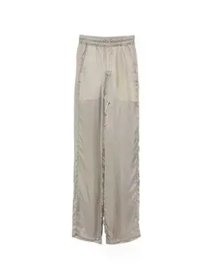 Rick Owens Rick Owens Drawstring Wide-Leg Trousers Grey