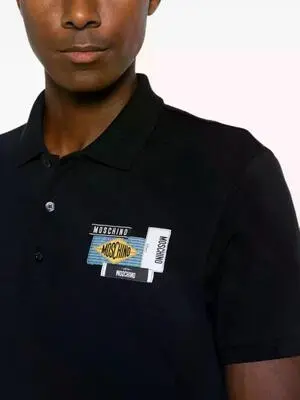 Moschino Logo-patch Polo Shirt