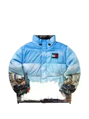 AWAKE NY X Tommy Hilfiger Liberty Skyline Reversible Puffer Jacket - Blue