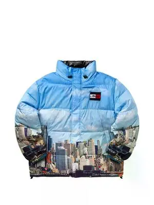 AWAKE NY X Tommy Hilfiger Reversible Puffer Jacket - Blue