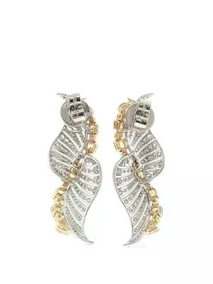 HYT JEWELRY Wing Diamond Earrings - Silver