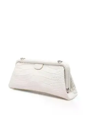 VIVIENNE WESTWOOD Orb Croc-effect Clutch Bag