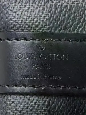 LOUIS VUITTON 2013 Damier Graphite Keepall Bandouliere 55 Travel Bag