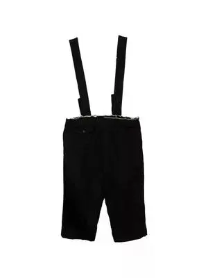 Comme Des Garçons Frayed-edge Suspender Trousers