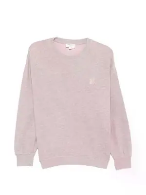 MAISON123 Lesly Logo-embroidered Sweatshirt - Pink