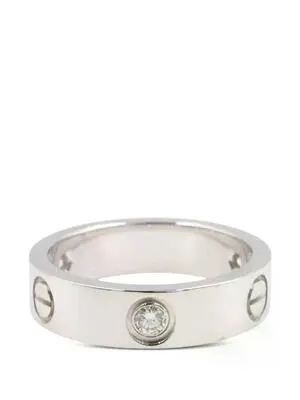 CARTIER Cartier 18K White Gold Diamond Love Ring