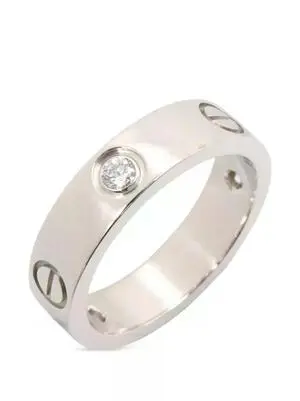 Cartier 18k White Gold Diamond Love Ring