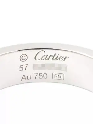 Cartier 18k White Gold Diamond Love Ring