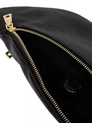 Moschino Logo-plaque Pebbled Belt Bag