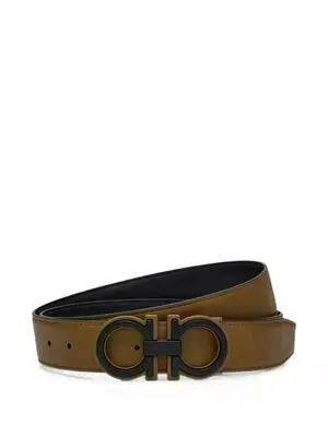 FERRAGAMO Reversible And Adjustable Gancini Belt