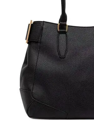 Moschino Buckle-detail Pebbled-effect Tote Bag