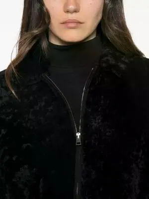 Simonette Ravizza Strappy Buckle-detail Fur Jacket