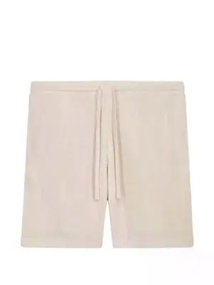 Hartford Waffle-knit Drawstring Shorts - Neutrals