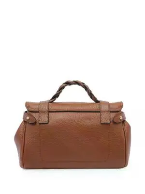 Mulberry Mini Alexa Braided-handle Shoulder Bag - Brown