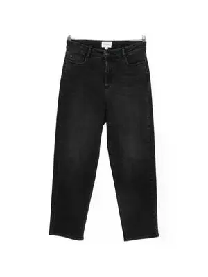 MAISON123 Rio Faded-effect Jeans - Black