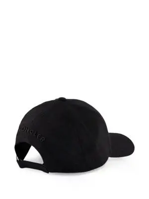 Moncler Logo-patch Baseball Cap - Black