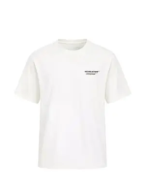 REVOLUTION NOW Graphic-print Crew-neck T-shirt - White