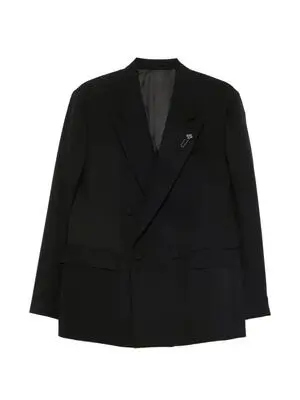 LARDINI Double-breasted Peak-lapel Jacket