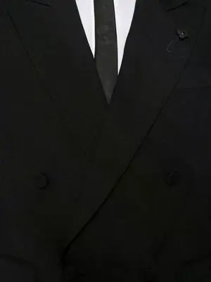 LARDINI Double-breasted Peak-lapel Jacket