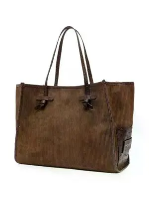 GIANNI CHIARINI Marcella Corduroy-effect Tote Bag