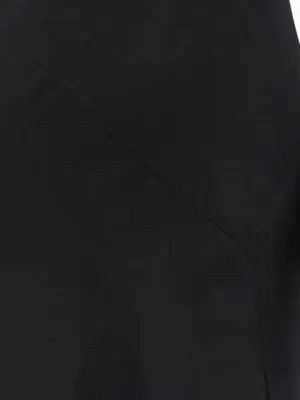 Alberta Ferretti One-shoulder Satin Gown - Black