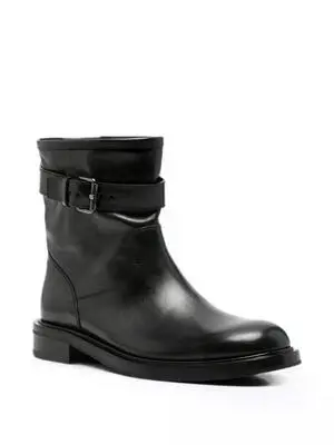 Church's Buckled Leather Ankle Boots - Black
