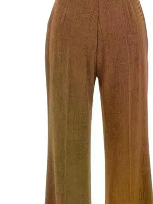 KAOS Chenille-effect Wide-leg Trousers