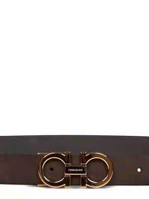 FERRAGAMO Reversible And Adjustable Gancini Belt