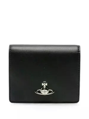 VIVIENNE WESTWOOD Orb-plaque Wallet - Black