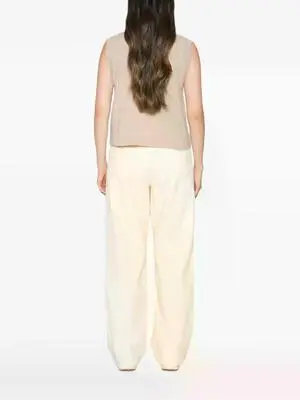 ALLUDE Cable-knit Button-up Cardigan