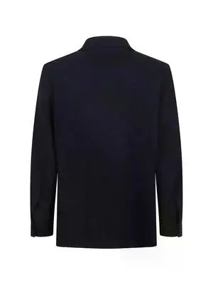 Tagliatore Milton Wool Shirt Jacket - Blue