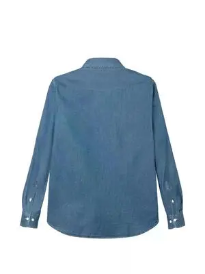 Hartford Denim-patch Pocket Shirt