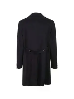 Tagliatore Wool Double-breasted Coat - Blue