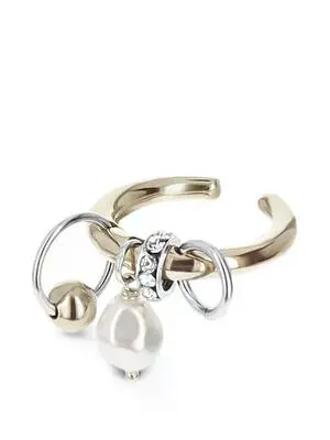 JUSTINE CLENQUET Nathan Faux-pearl Ring
