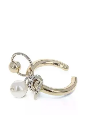 JUSTINE CLENQUET Nathan Faux-pearl Ring