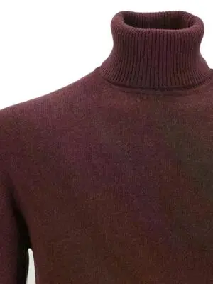 Emporio Armani Pure Cashmere Rollneck Jumper - Brown