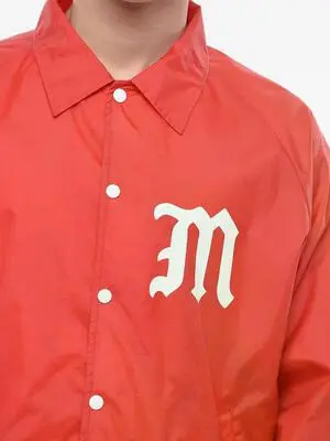 SAINT MXXXXXX Logo-print Snap-button Jacket